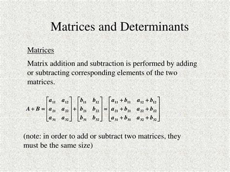 ppt matrices and determinants powerpoint presentation free download id 1715279