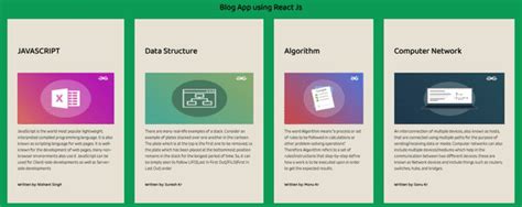 How To Create A Blog App Using ReactJS GeeksforGeeks