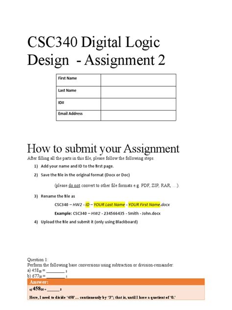 csc340 homework 2 pdf decimal theory of computation