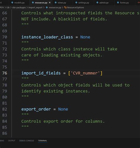 Django Import Export Errors Line Number Id Keyerror Id
