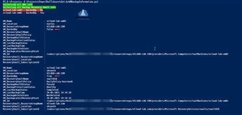 get azure virtual machine backup reports using powershell vgeek tales from real it system