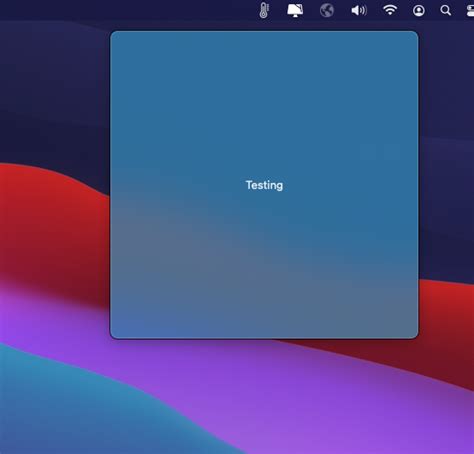 Swift Ui MacOS MenuBar NSPopover No Arrow Stack Overflow