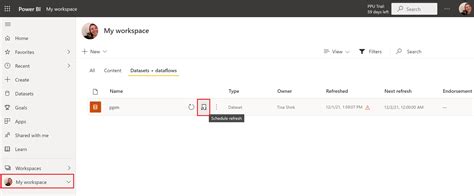 View Data Refresh History For Power BI Reports Support