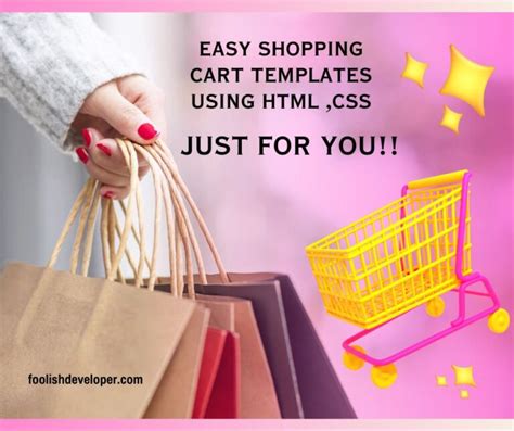 Shopping Cart Template Free Code Demo