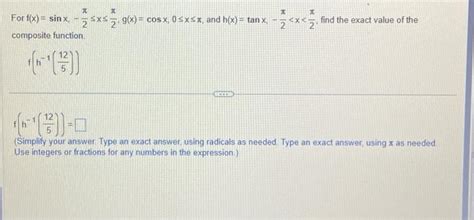 solved for f x sinx −2π≤x≤2π g x cosx 0≤x≤π and