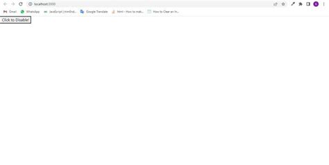 How To Disable Input Field On Button Click In React AGuideHub