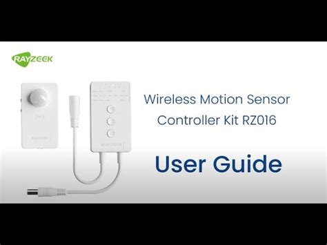RAYZEEK How To Use Wireless Motion Sensor Controller Kit YouTube