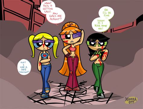 Another Day Another Fight By Xierra099 On Deviantart Powerpuff Girls Teenagers Powerpuff