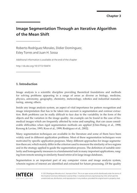 pdf image segmentation through an iterative algorithm of the · image segmentation through