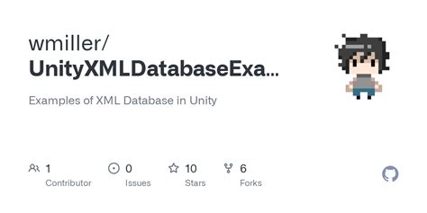 github wmiller unityxmldatabaseexamples examples of xml database in unity
