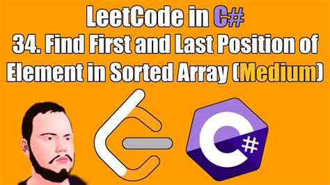 leetcode in c 34 find first and last position of element in sorted array youtube