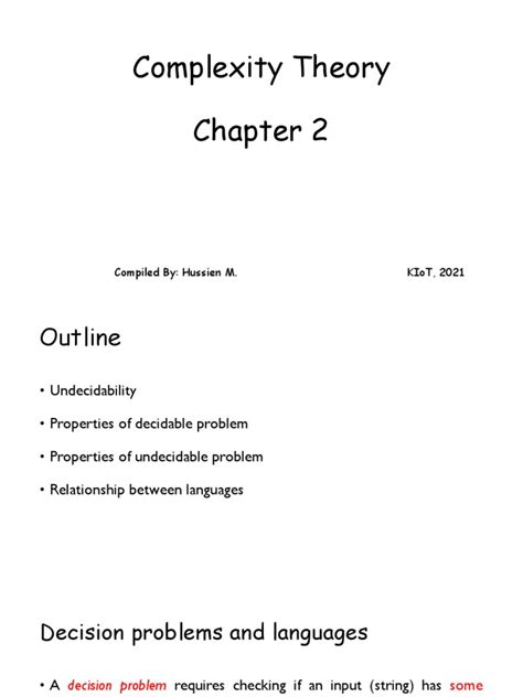 chapter 2 undecidability pdf theoretical computer science computational complexity theory