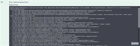 quick support could not load type volo abp domain entities entitynotfoundexception from