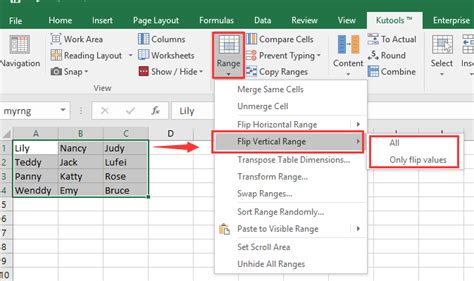 how to rotate columns in excel lokind