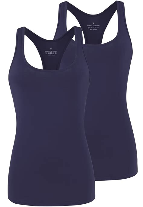 Workout Tank Tops For Women Athletic Yoga Tops Racerback Tanks Gym Exercise Shirts Activewear 2