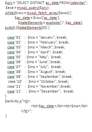 In PHP MySQL Display Date In Date Month Year Format From Database