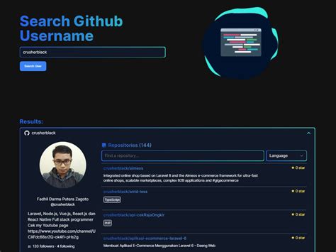 Github Repositories Expolorer Built With React