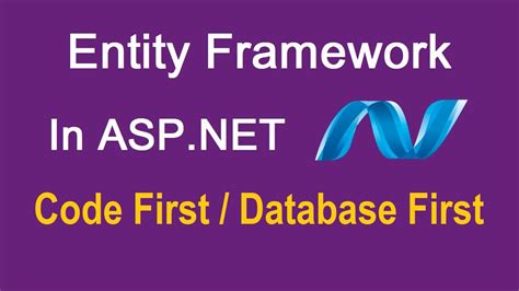 add entity framework to asp web applications code first and database first approaches