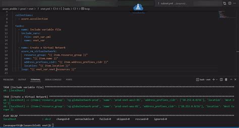 create multiple azure vnet virtual network using ansible vgeek tales from real it system