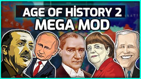 OYUNUN EN İYİ MODU MEGA MOD 872 EVENT AGE OF HİSTORY 2 YouTube