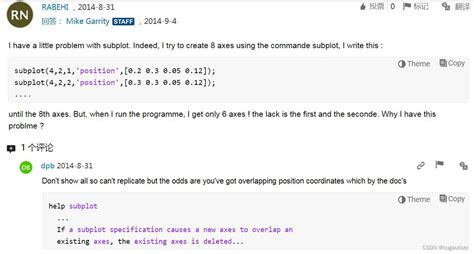 matlab 中 subplot 子图任意位置调整 subplot调整子图大小 csdn博客