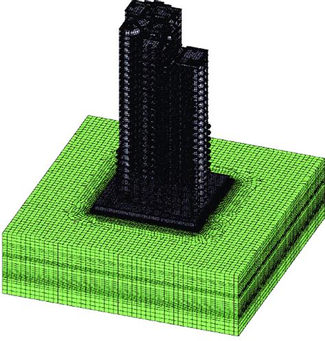 finite element model of a multi storey building download scientific diagram