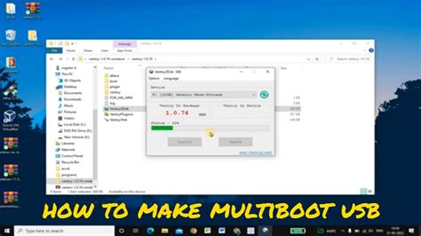 How To Create A Multiboot USB Drive Bootable Windows And Linux USB