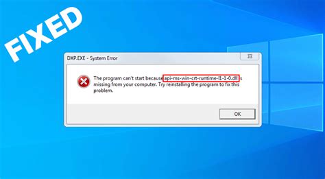 how to download and fix api ms win crt runtime l1 1 0 dll is missing error blogwolf
