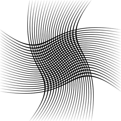Abstract Intersecting Lines Grid Mesh Pattern Stock Vector