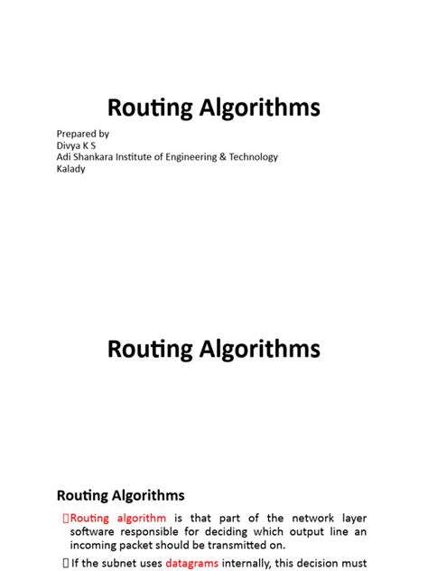 2 routing shortest path routing pdf routing computer science