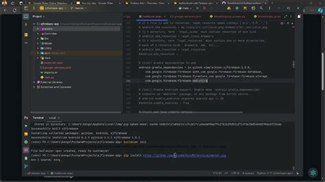 setting up c file for the kivy firebase android app and compiling our app youtube