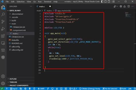 getting started with esp32 and platformio esp idf vis