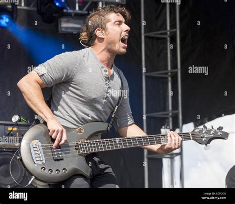 Columbus Ohio Usa 17th May 2014 Bassist Daniel Oliver Of Nothing More Performs Live At Rock