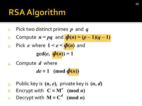 ppt the rsa algorithm and reed solomon codes powerpoint presentation id 1539971