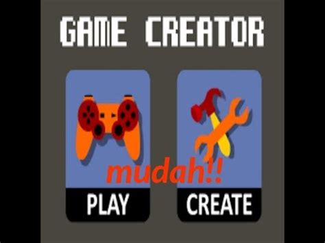Cara Membuat Game Sederhana Di Game Creator YouTube