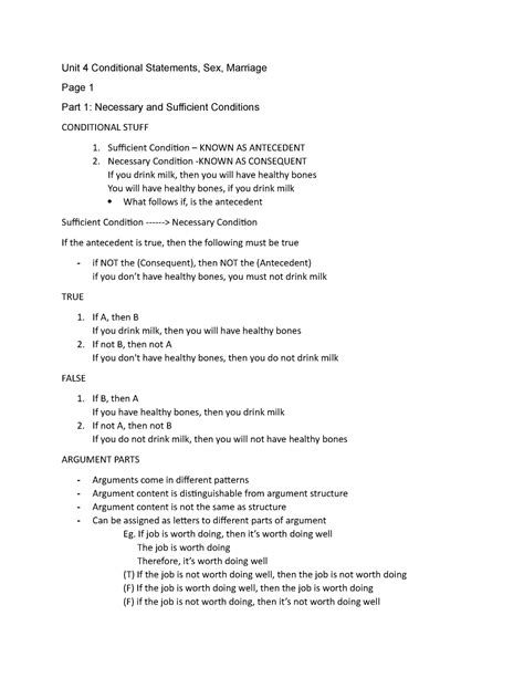 notes unit 4 conditional statements unit 4 conditional statements sex marriage page 1 part