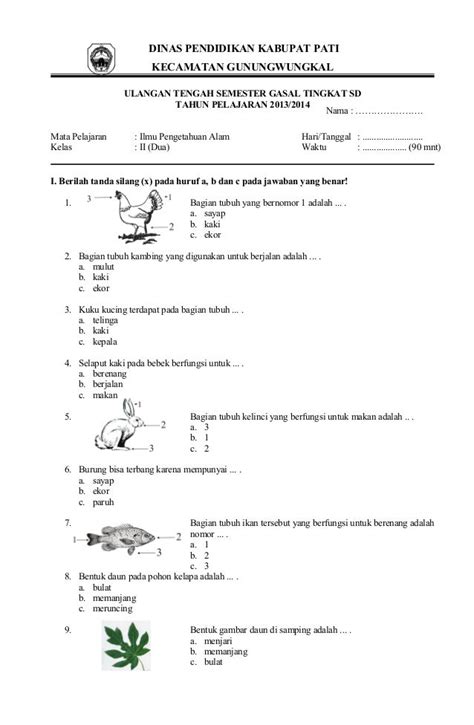Soal Ipa Kelas 2