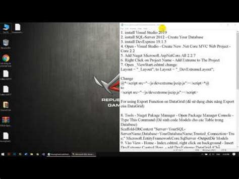12 Bước xây dựng ứng dụng web sử dụng DevExtreme DataGrid ASP NET MVC
