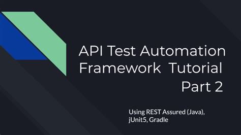 api test automation with rest assured tutorial part 02 youtube