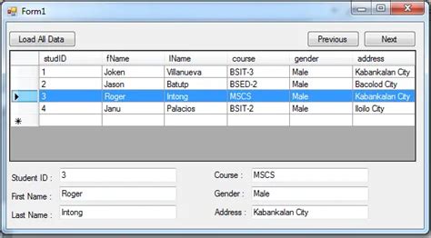 how to create a simple record navigation in c sourcecodester