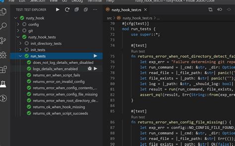 github swellaby vscode rust test adapter rust test explorer extension for vs code