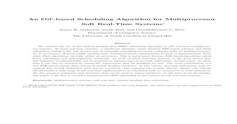 an edf based scheduling algorithm for …anderson papers euro05a pdfan edf based scheduling