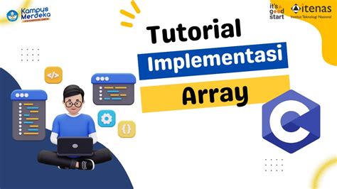 array tutorial implementasi array dalam pemrograman c algoritma pemrograman youtube