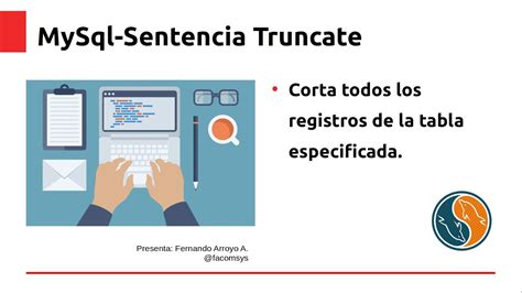 MySql Sentencia Truncate YouTube
