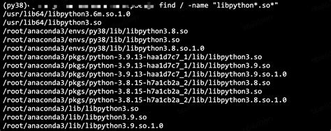 Importerror Libpython So Cannot Open Shared Object File No