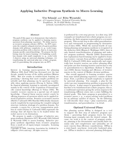 pdf applying inductive program synthesis to macro learning