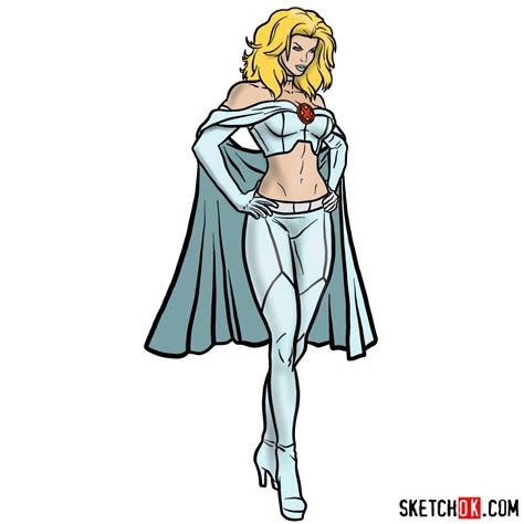 How To Draw Emma Frost Rivermap