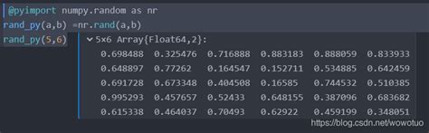 julia 调用python 库 csdn博客