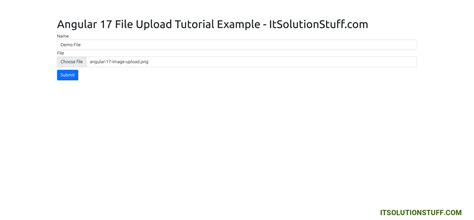 Angular 17 File Upload Tutorial Example ItSolutionStuff