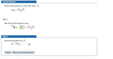 answered tutorial exercise find all real values… bartleby